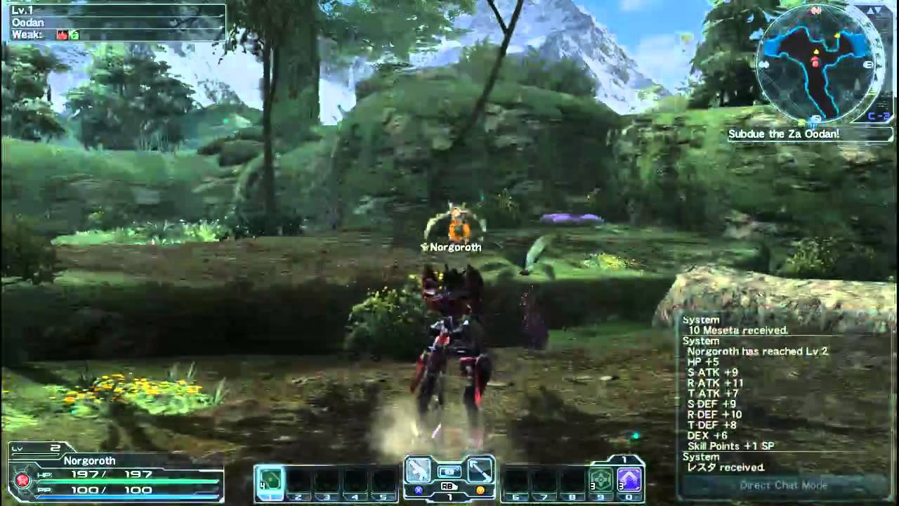 Phantasy Star Online 2 (Ranger gameplay) - 1 / 9 - YouTube