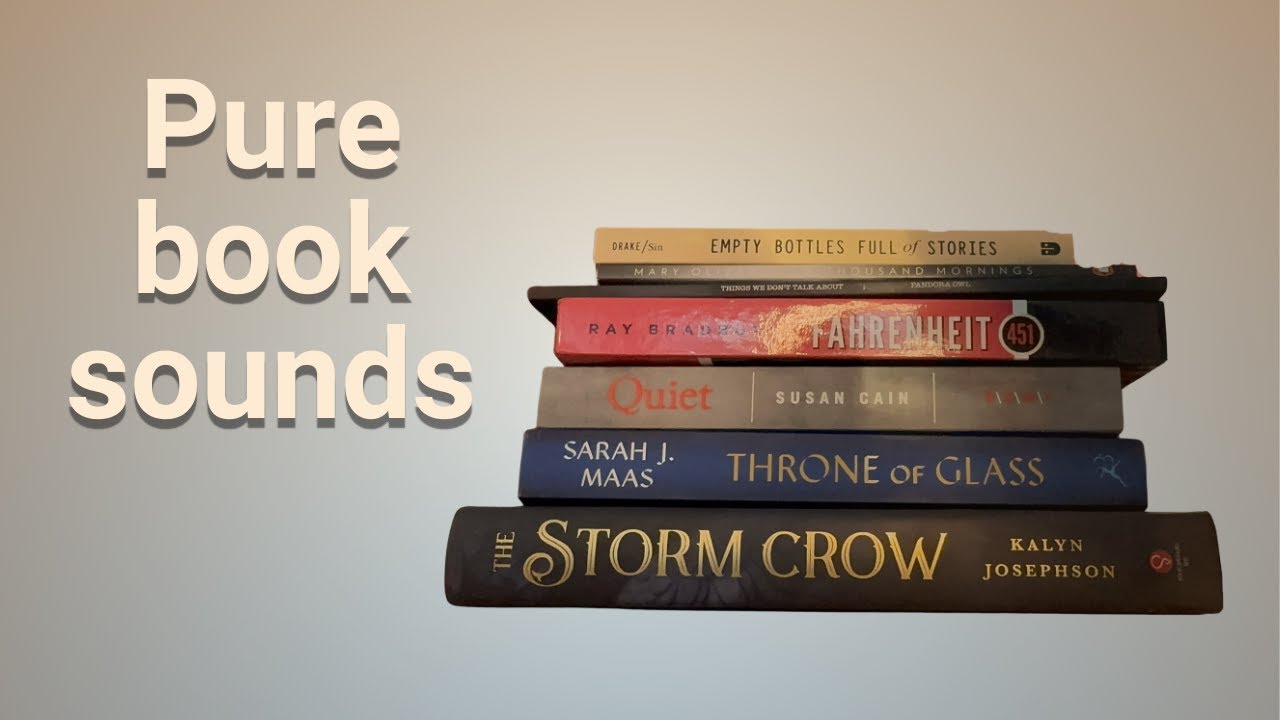 30 minutes of pure book sounds 😴📖 (ASMR) - YouTube