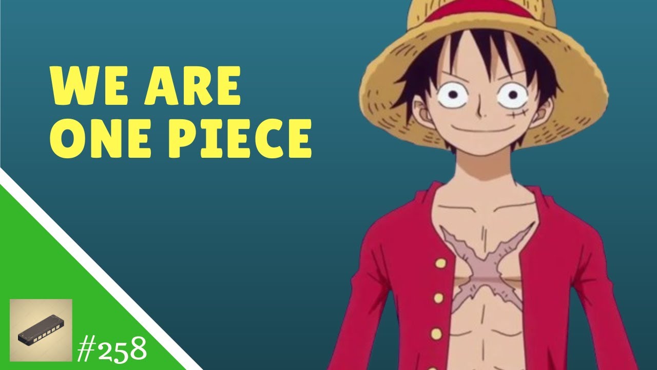 We are - One Piece - GAITA C Tablatura fácil - YouTube