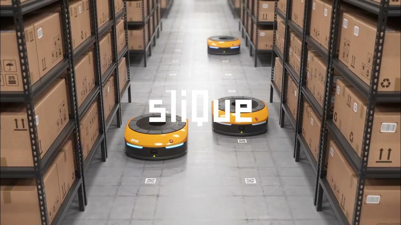 Autonomous Mobile Robots for Warehousing & Manufacturing by sliQue Robotics - YouTube