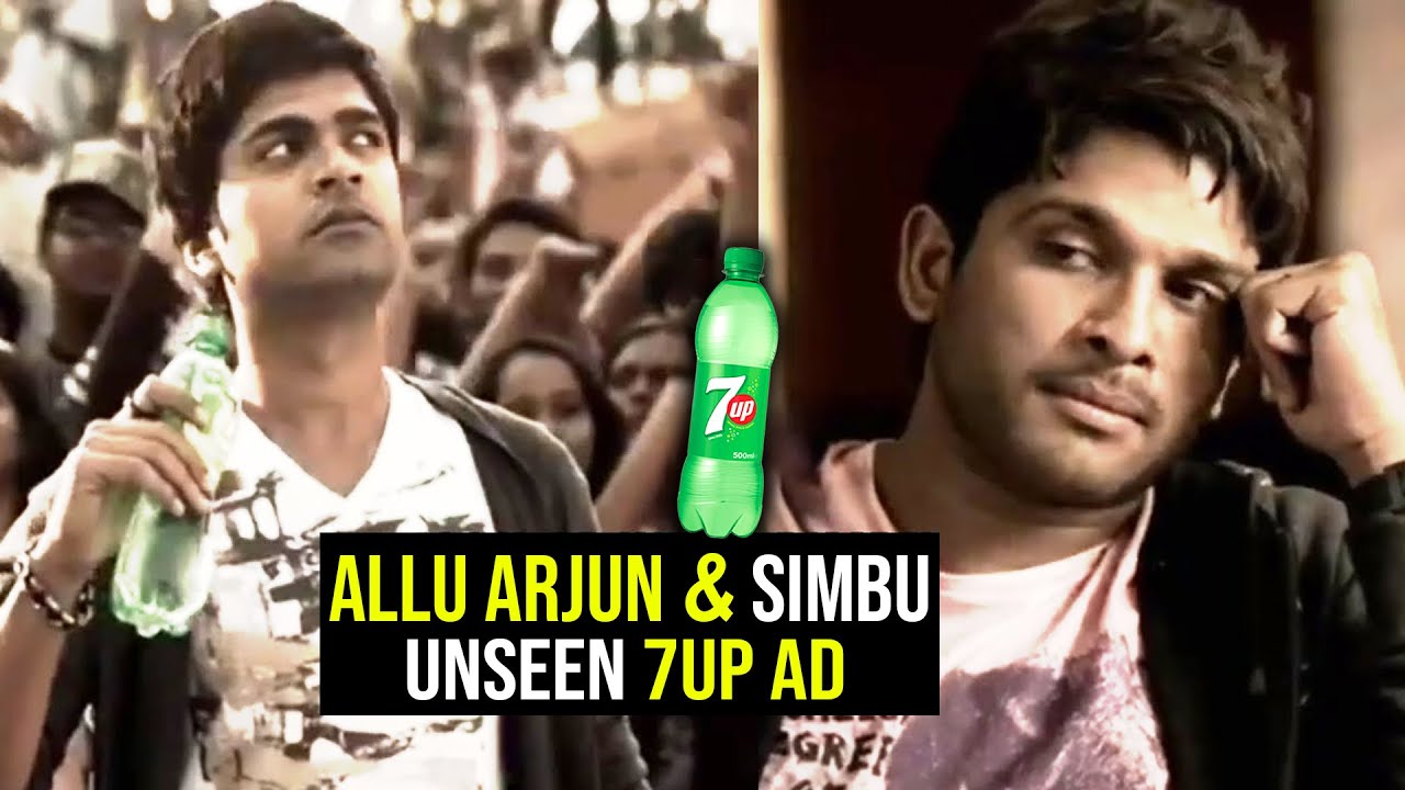 Allu Arjun & Simbu Unseen 7Up Ad | STR | Allu Arjun Dance Vs Simbu ...
