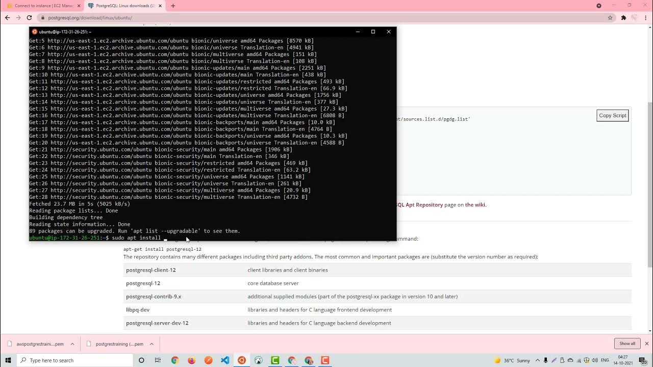 Setting up Postgresql on EC2 Ubuntu Instance - YouTube