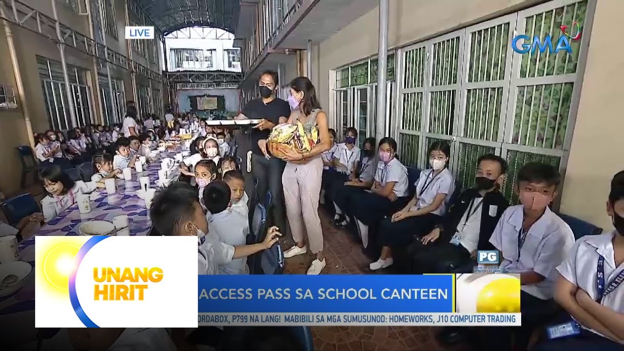 UH All Access Pass sa canteen ng Payatas B Elementary School | Unang Hirit - YouTube