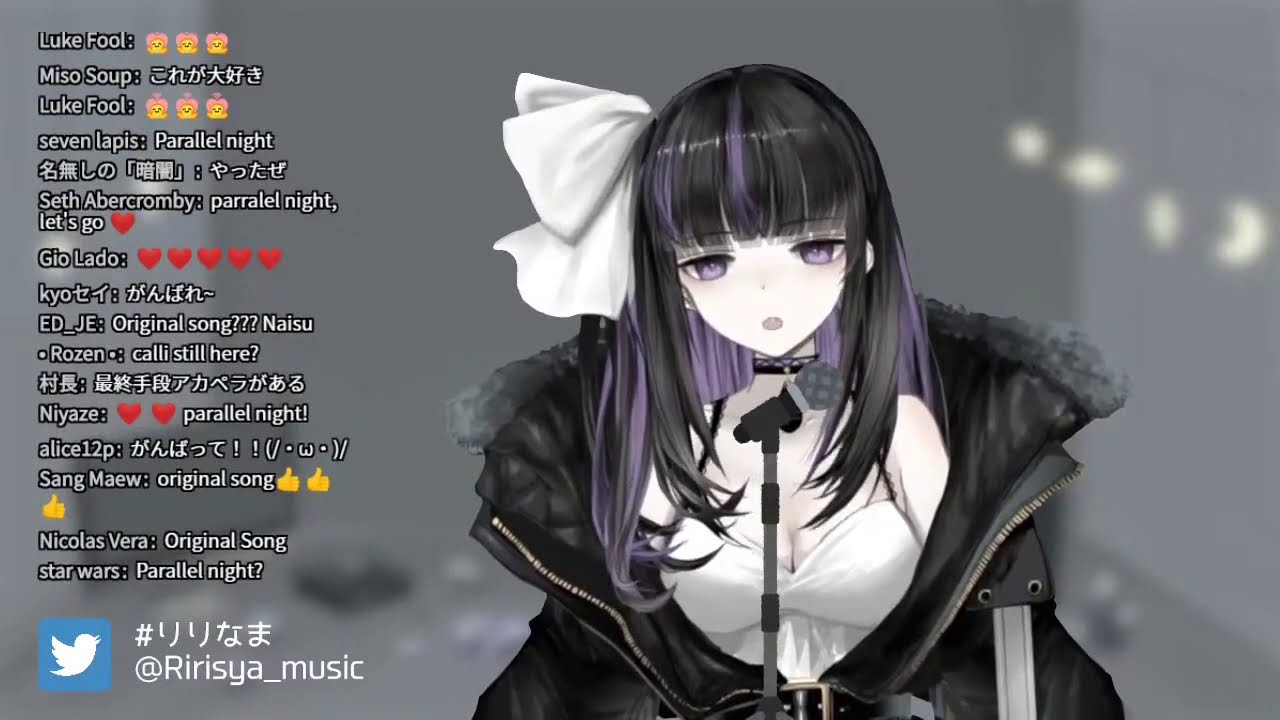 Ririsya's original song『Parallel Night』🎵 - YouTube