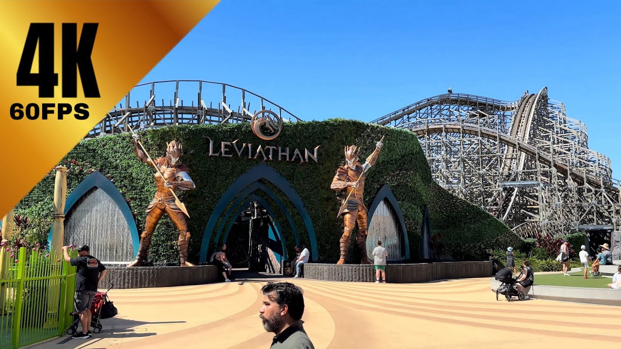 Leviathan Off Ride POV (4K 60FPS) SeaWorld Australia 2024 - YouTube