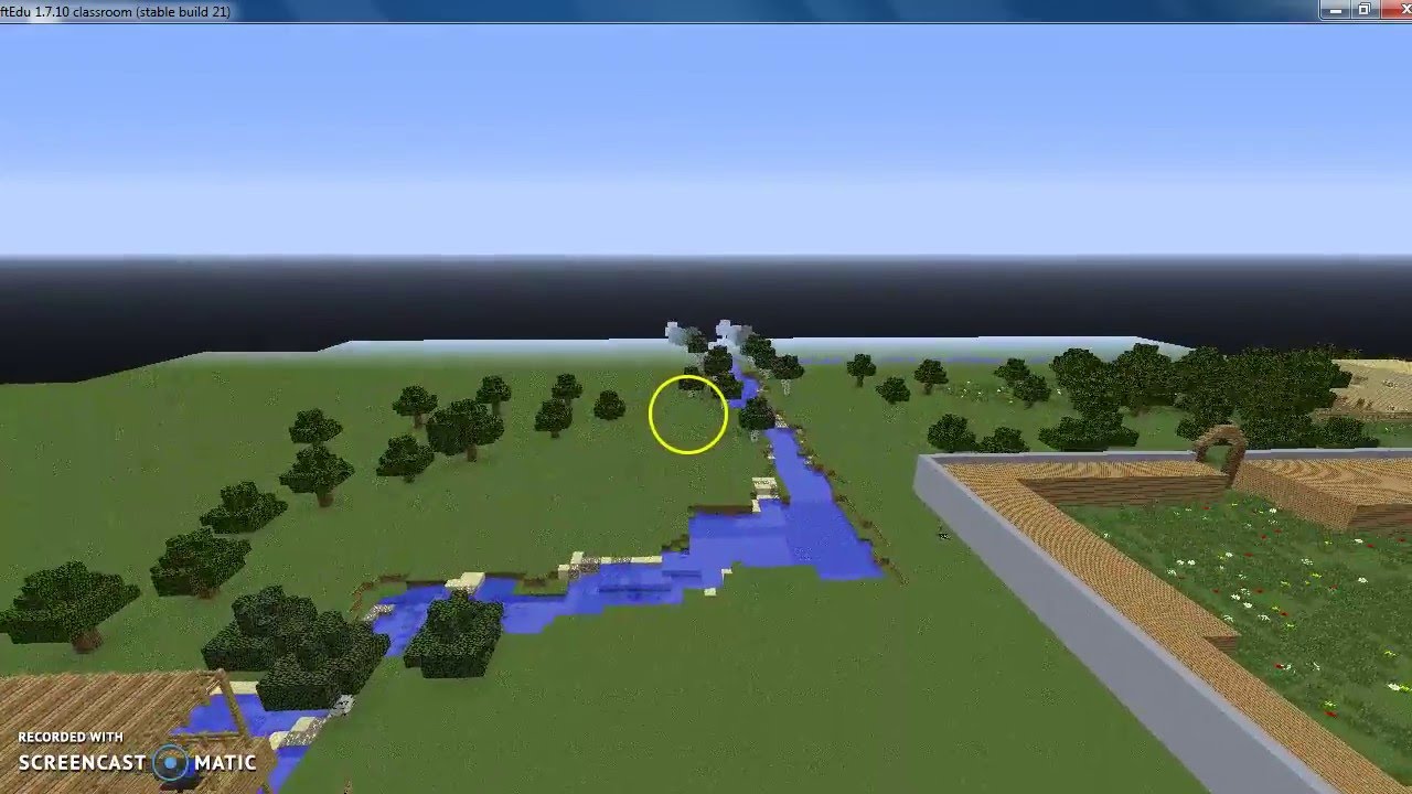 California Gold Rush Landscape in MinecraftEdu - YouTube