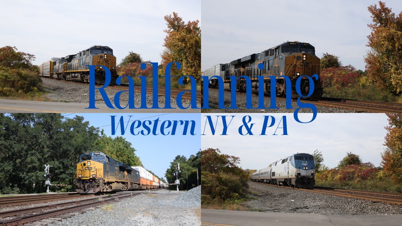 Railfanning Western NY & PA - YouTube
