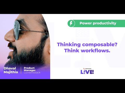 Power productivity: Thinking composable? Think workflows - YouTube