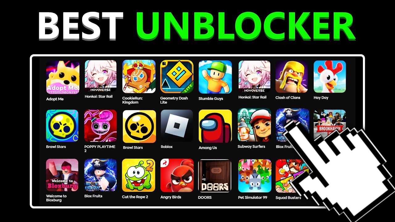 BEST Unblocked Gaming Website (2025) - YouTube