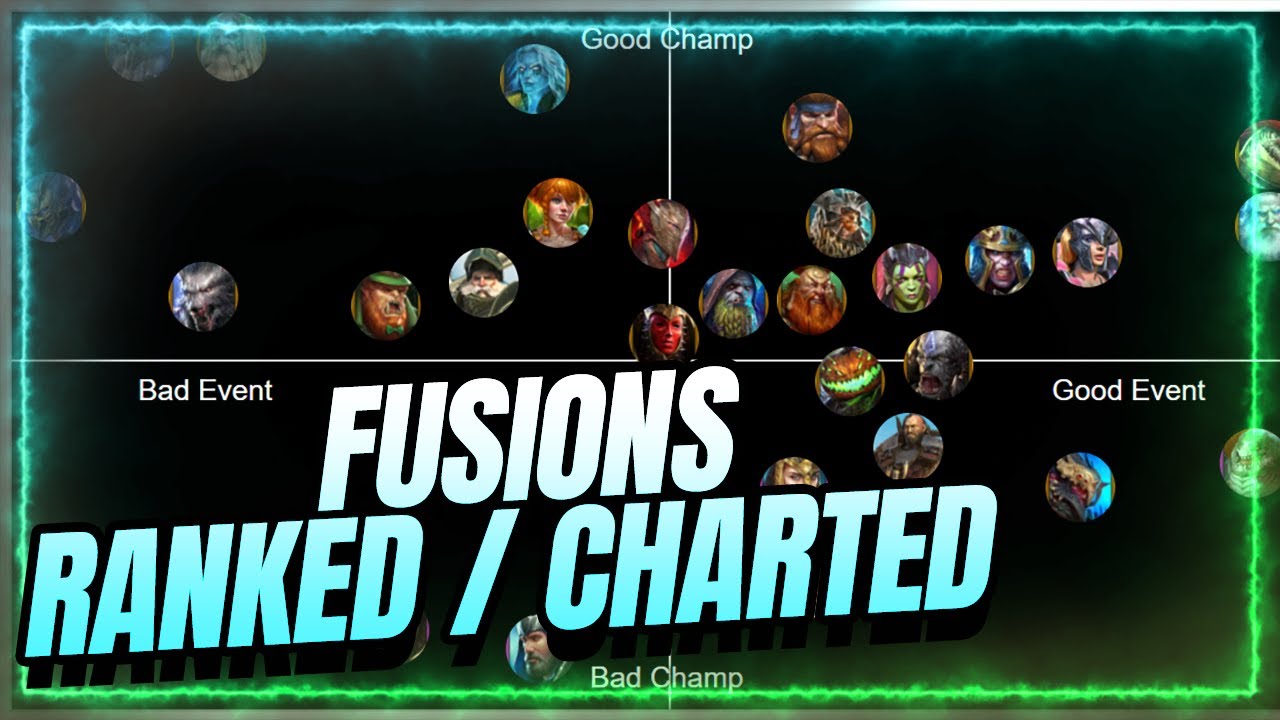 ALL Fusions Ranked & Charted! | RAID Shadow Legends - YouTube
