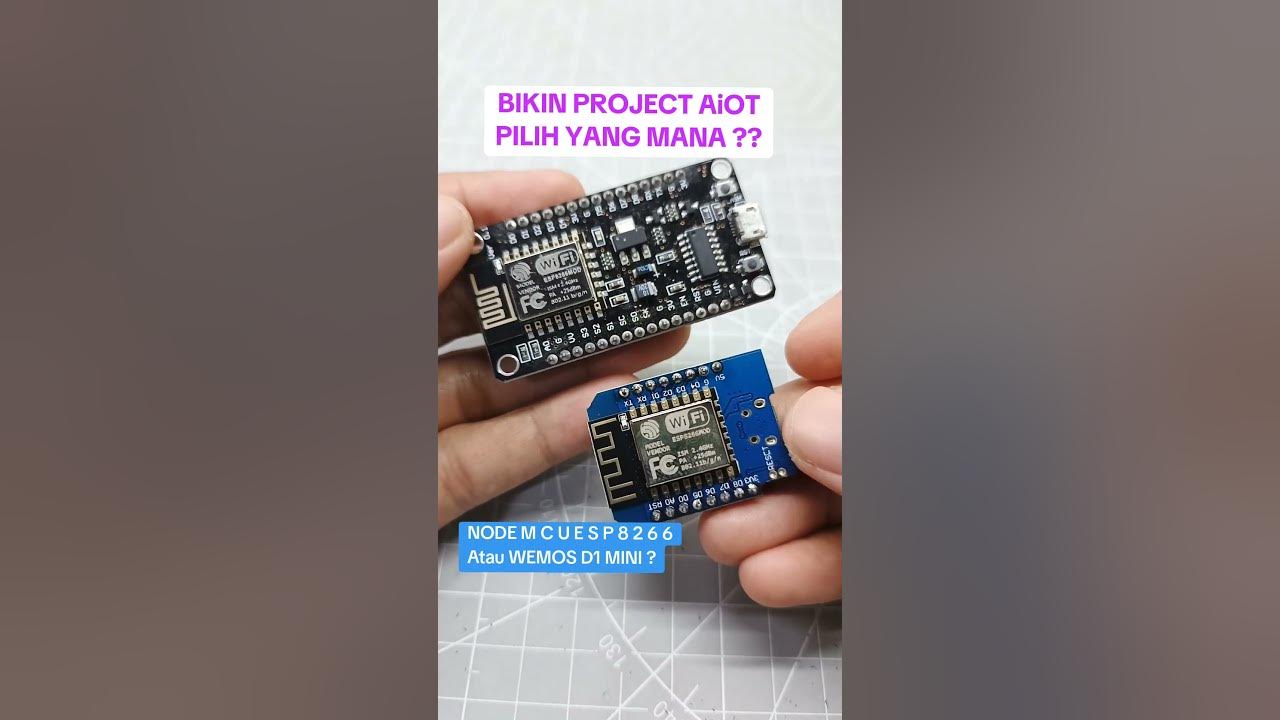 Bikin project IoT pakai nodemcu esp8266 atau WEMOS D1 mini ?? coment ...