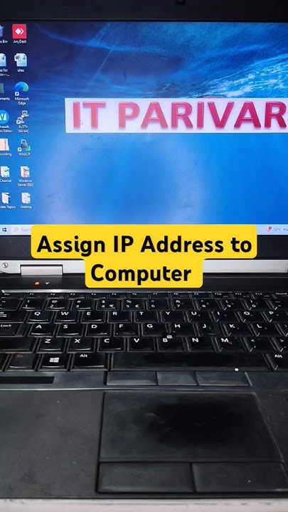 How to assign IP Address to Computer #IP Address #Windows10 #Windows11 ...