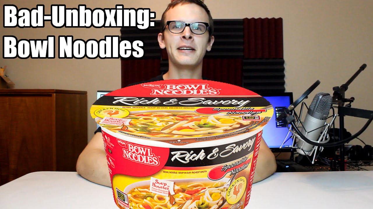 Bad Unboxing - Bowl Noodles - YouTube