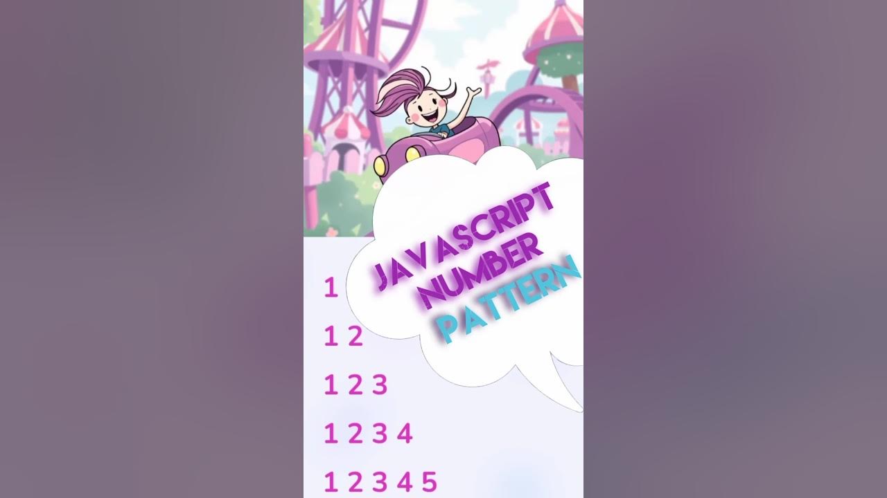 Number pattern program in javascript | javascript tutorial for beginners #shorts#javascript# ...