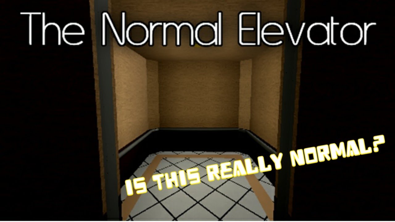 THE normal ELAVATOR IN ROBLOX?! - YouTube