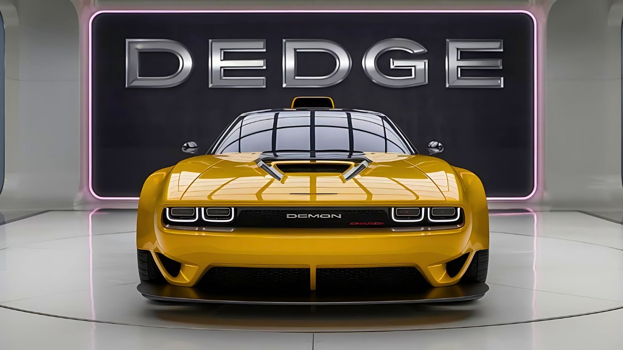 2025 Dodge Demon: The Ultimate Muscle Car Returns with Insane Power ...