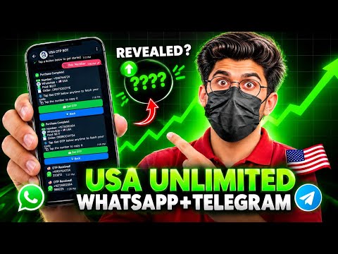 Get USA Number 🔥 WhatsApp & Telegram OTP | Unlimited Numbers 2026