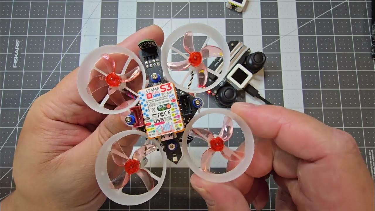 M5Stack Stamp Fly and Atom Joystick - YouTube