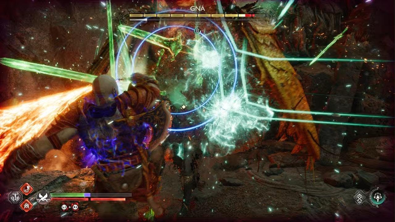 God of War Ragnarök Freya Saving Kratos From Gna Grab Animation - YouTube