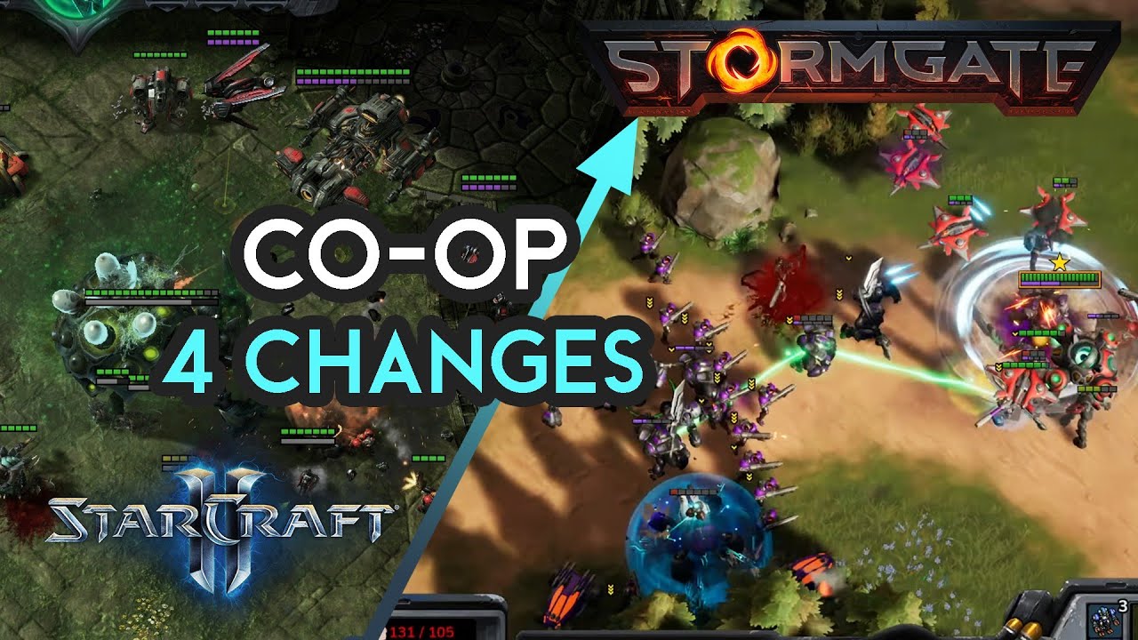 Stormgate - 4 Differences in Co-Op compared to StarCraft 2's - YouTube