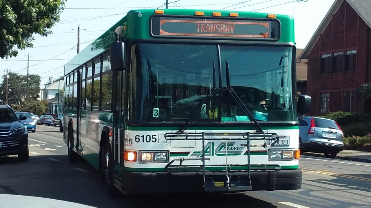 AC Transit 2013 Gillig Low Floor 40' 6105 on Line O - YouTube