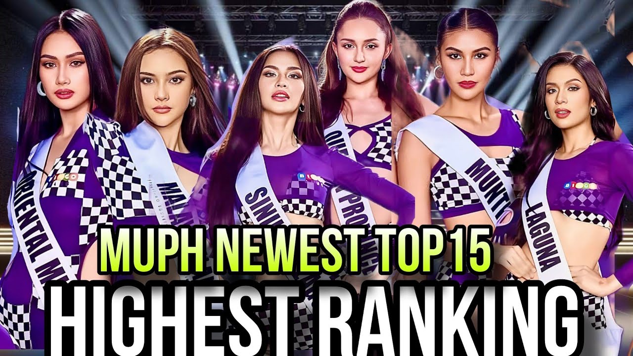 TOP15 HIGHEST RANKING - Miss Universe Philippines 2025! - YouTube