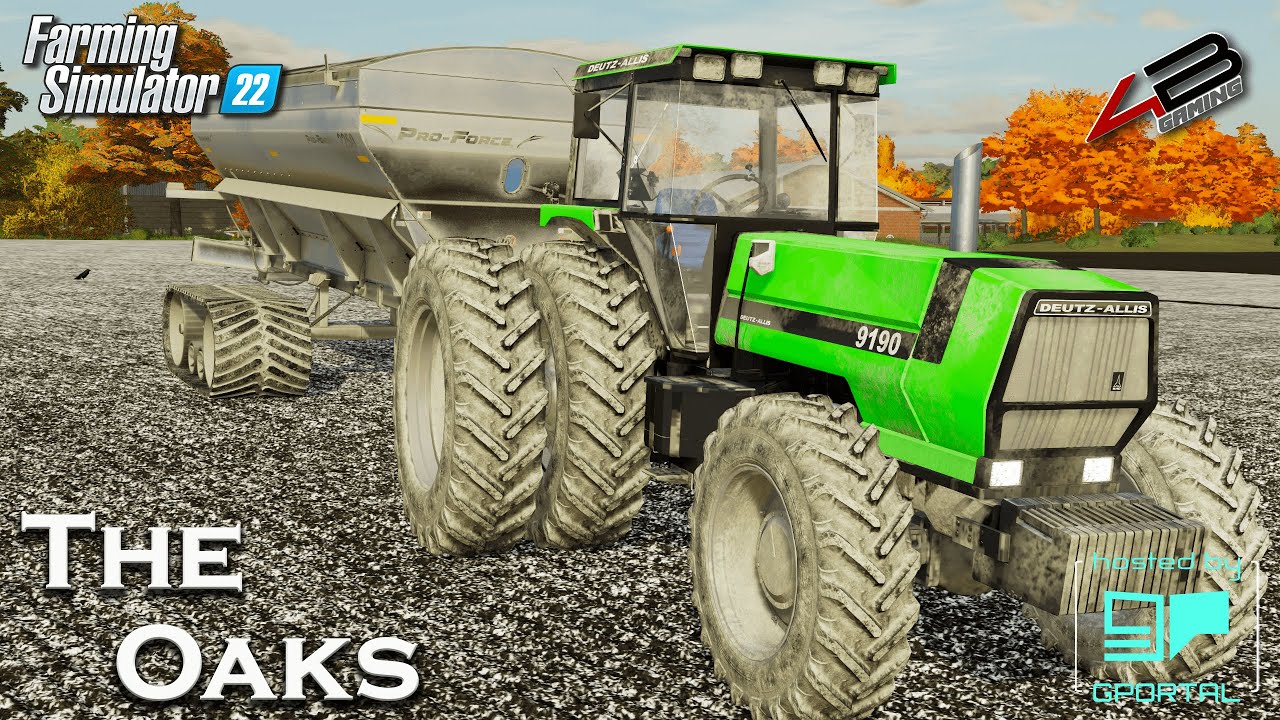 Preparing the fields!! The Oaks Fs22 - YouTube