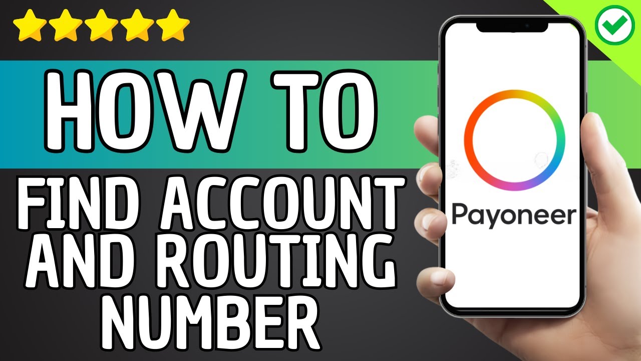 How To Find Bank Account Number and Routing Number on Payoneer - YouTube
