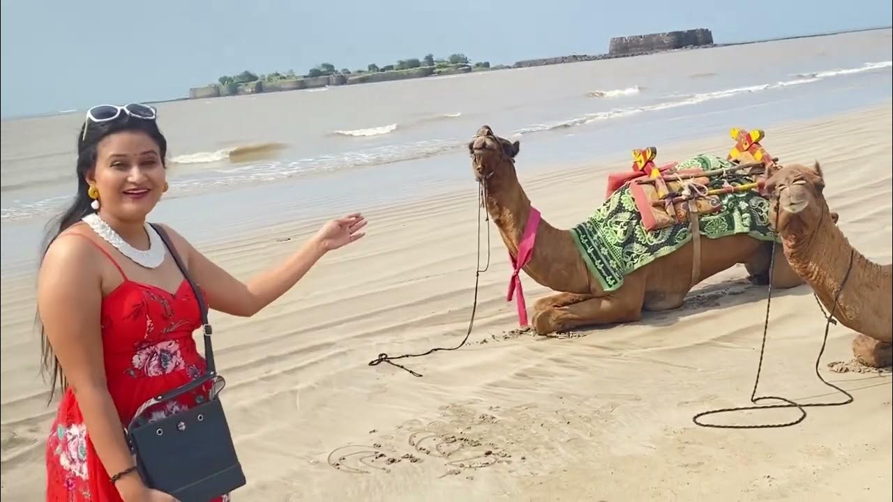 Beach🏖️ ke dusri taraf KULABA FORT | Last day ALIBAG | # ...