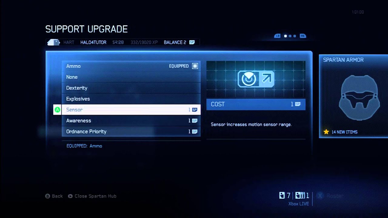 Halo 4 Support Upgrades Tips & Tricks | Spartan Loadout Customization ...