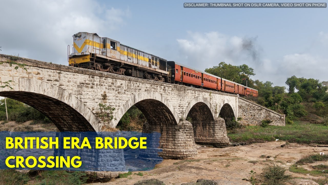 YDM4 Roars Across Historic Stone Bridge | Rare Meter Gauge Diesel ...