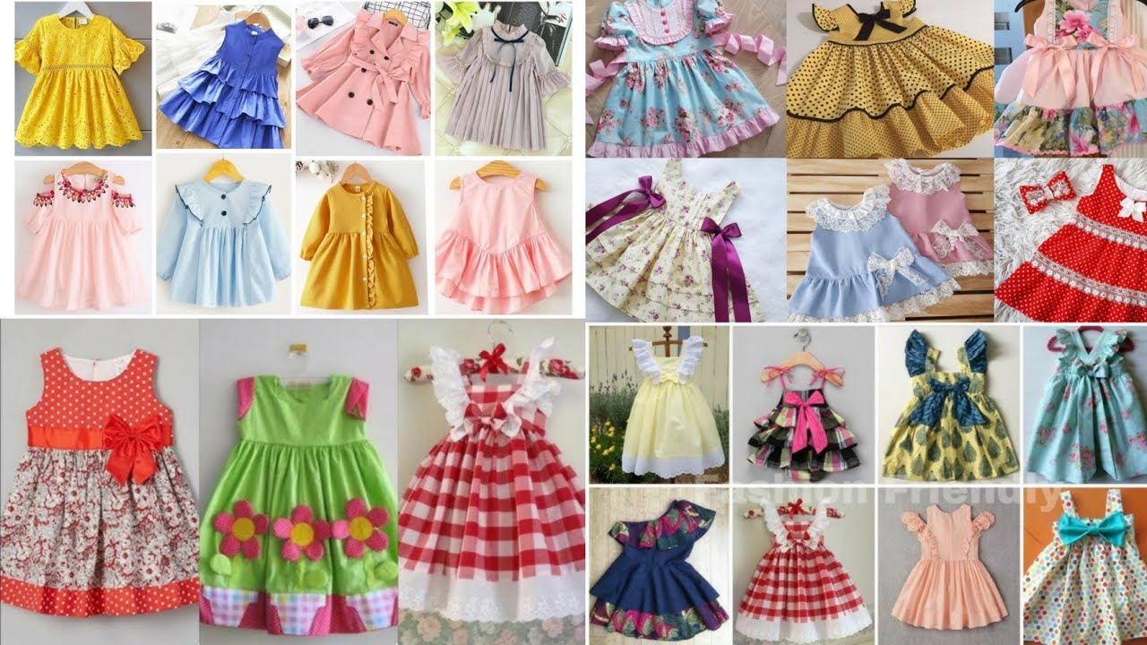 baby girl frock designs for wedding Baby girl baby frock design - YouTube
