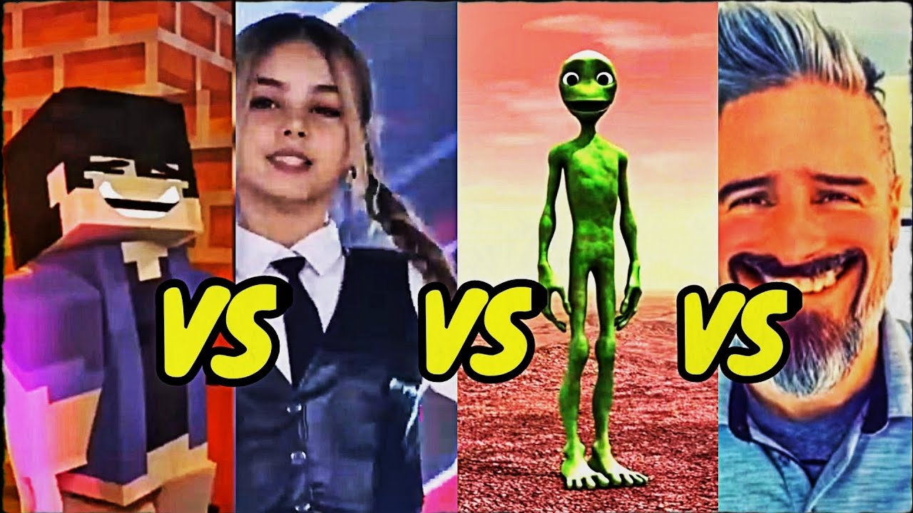 That One Guy Minecraft vs Wednesday vs Alien dance Skibidi bop yes yes ...
