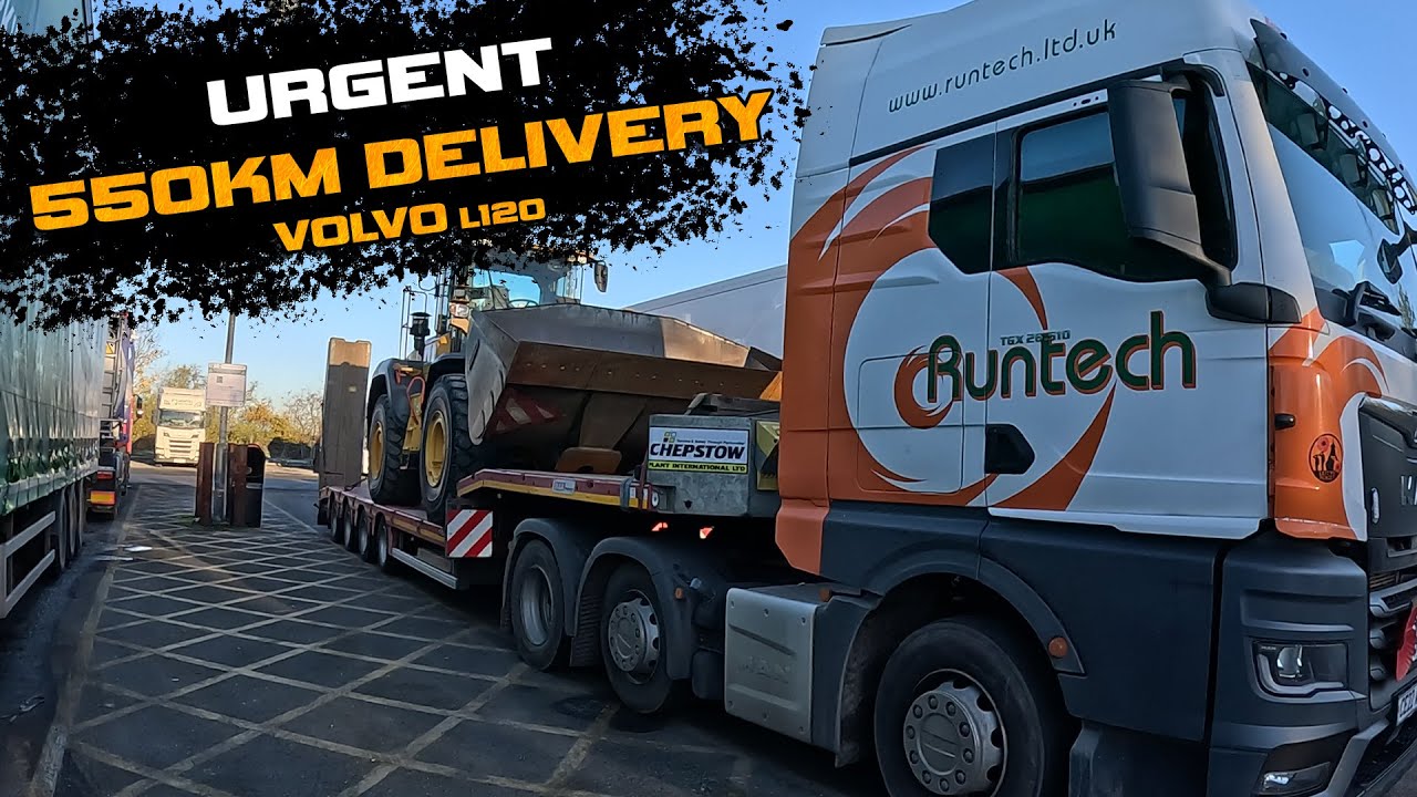 Volvo L120 | Urgent Delivery | Heavy Haulage | #truckertimbo - YouTube