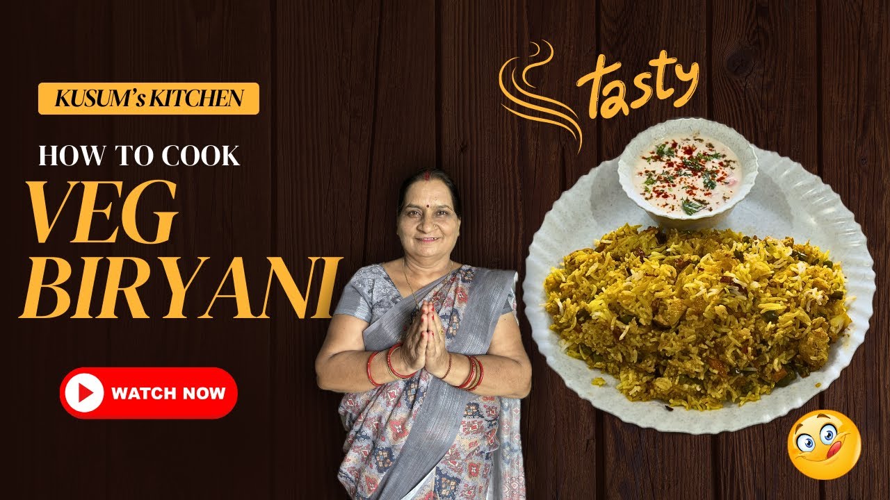 How to make Veg Biryani At Home | Veg Biryani Recipe | Easy Biryani ...