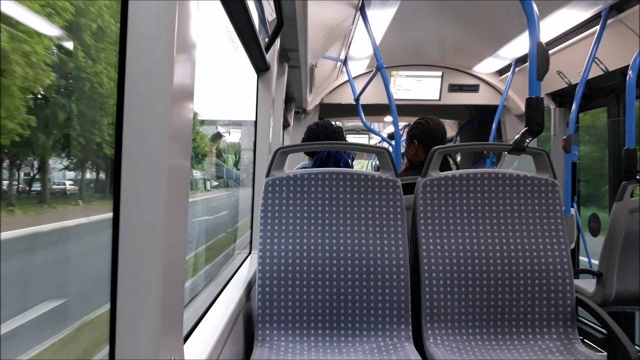 A Bord de L'Heuliez GX 437 Diesel iDFM Transdev STRAV n°626 - YouTube