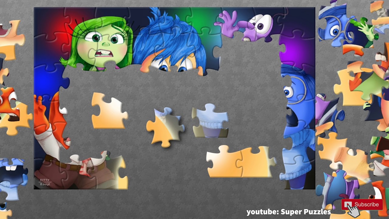 🧩⭐️ Inside Out Jigsaw Puzzle for kids | игра-головоломка для детей ...