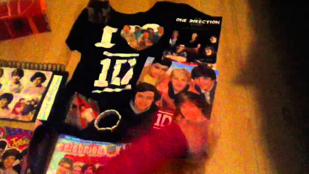 My one dirECtiOn merchandise and other 1D stuff - YouTube