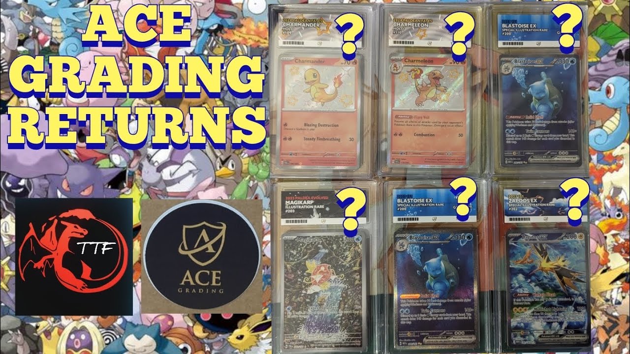 Ace Grading Returns, Magikarp, 151, Paldean Fates and more - YouTube