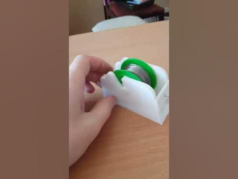 держатель катушки припоя - YouTube