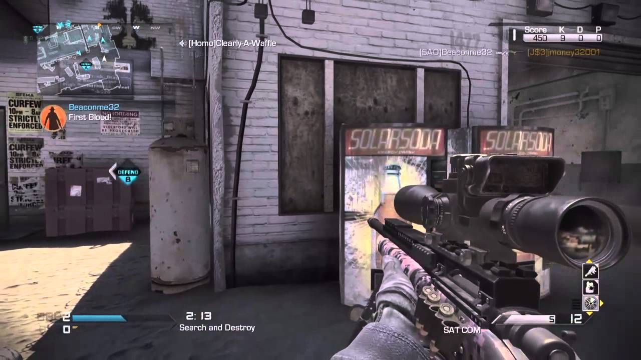 Call of duty ghost search and destroy - YouTube