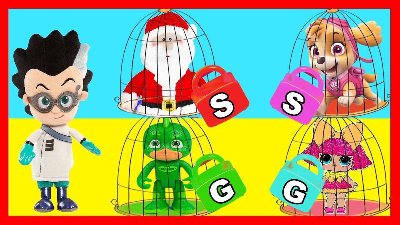 PJ Masks Christmas Tree Decorations with Catboy and Owette - YouTube