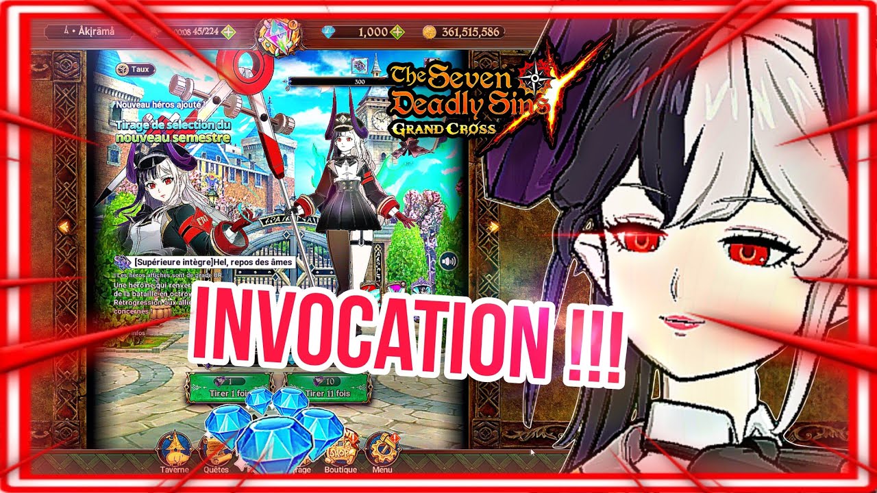 INVOCATIONS HEL ÉCOLIÈRE ?!!! - 7DS GC [THE SEVEN DEADLY SINS : GRAND ...