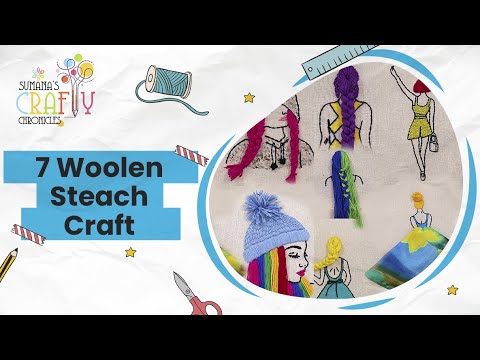 Cozy Woolen Stitch Craft | DIY Tutorial for Creative Woolen Designs ...