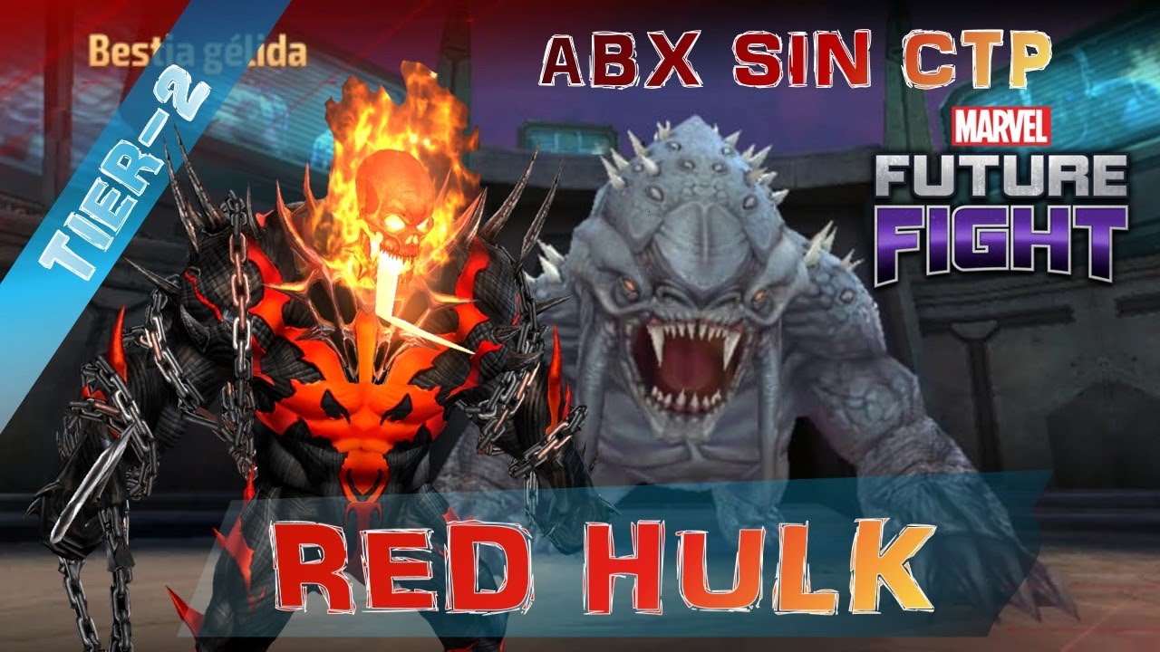 MARVEL FUTURE FIGHT/ RED HULK SIMBIONTE DE LA VENGANZA NUEVO UNIFORME ...