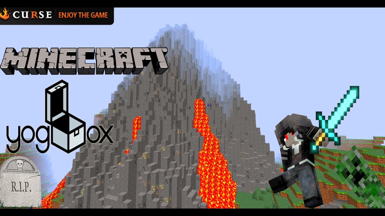 MInecraft Mod Yogbox Part 11 แร่เพชรบนภูเขาไฟ - YouTube