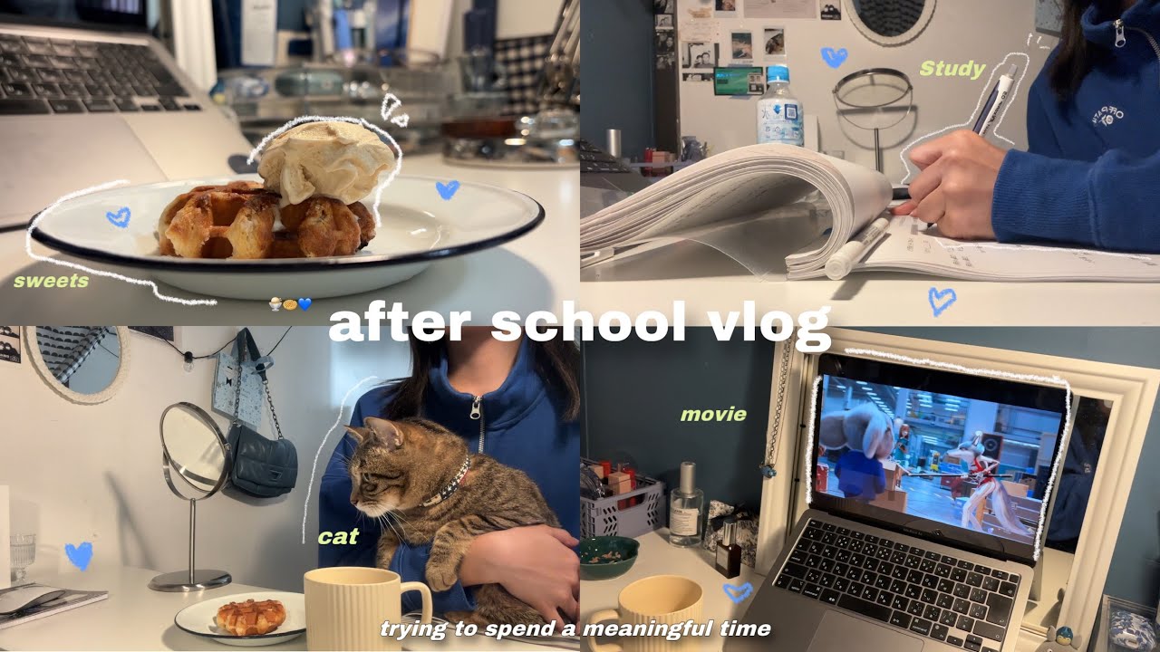 【VLOG】after school vlog 大学生の家での過ごし方🥣｜有意義に過ごしたい1日 trying to spend a ...