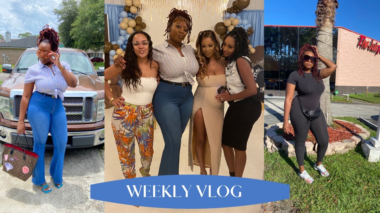 WEEKLY VLOG | WORK | CONTENT | SHOPPING | DINNER | BABY SHOWER | NEESY ...
