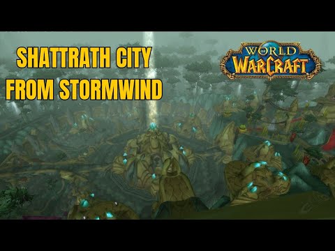 World of Warcraft How to Get to Shattrath City From Stormwind City ...