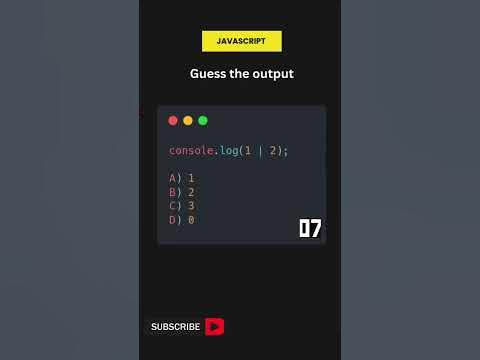 Test Your Javascript Knowledge: MCQ #117 - YouTube